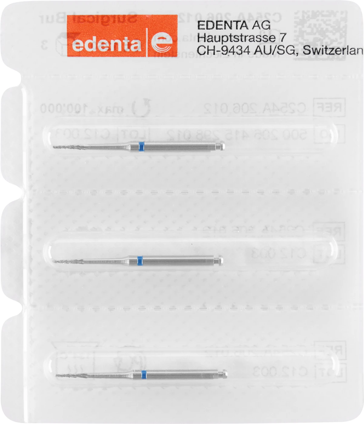 Chirurgie Knochenfräser C254A Packung 3 Stück RA XL, Figur 415 , 6 mm ...